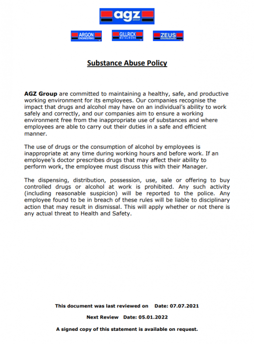 Accreditation - Argon Engineering